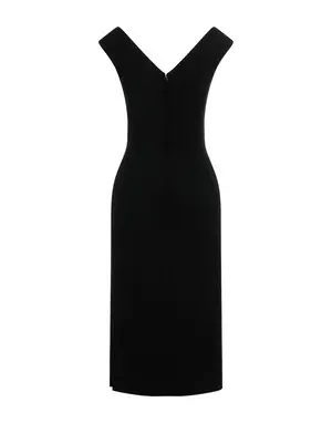 Dolce & Gabbana Sleeveless Solid-colored V-neck Dress
