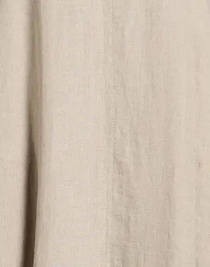 Max Mara Solid Color Linen Sleeveless Dress