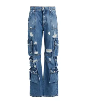 Dolce & Gabbana Denim Cargo Pants - Blue