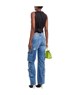 Dolce & Gabbana Denim Cargo Pants