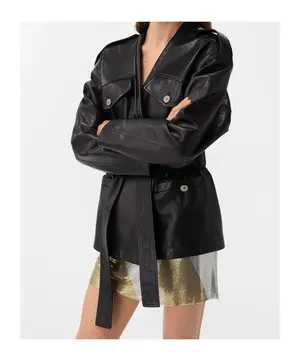 Versace Leather Blouson