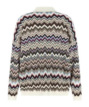 Missoni Oversized Zig Zag Polo Shirt