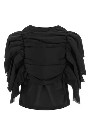 Comme Des Garçons Layered Pleated Top