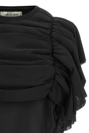 Comme Des Garçons Layered Pleated Top