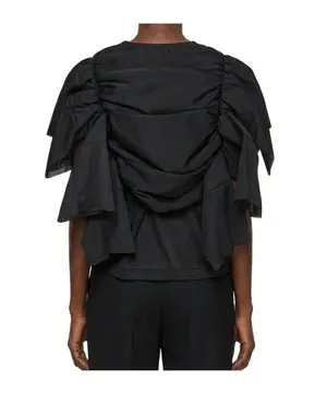 Comme Des Garçons Layered Pleated Top