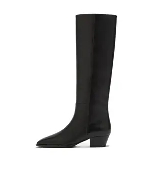 AeydĒ Medea Mid-heel Knee-high Boots - Black