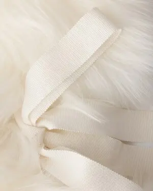 Prada Shearling Collar - White