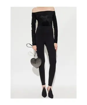 Alaïa Silk Long-sleeve Bodysuit