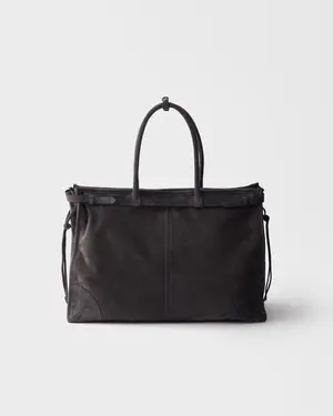 Prada Bonnie Suede Tote Bag