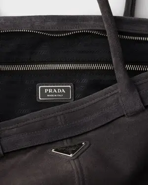 Prada Bonnie Suede Tote Bag