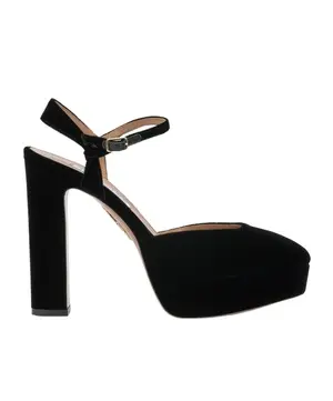 AQUAZZURA Round-toe High-heeled Sandals - Black