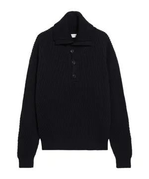 Dries Van Noten Long-sleeved Sweater - Black