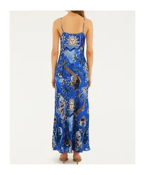 Farm Rio Sun Print Slip Maxi Dress
