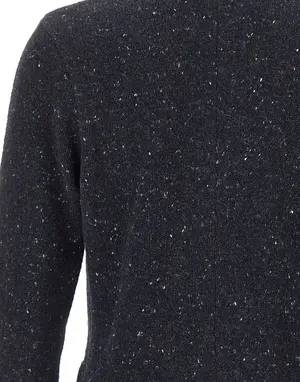 Eleventy Double-breasted Knit Blazer