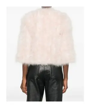 YVES SALOMON Feather-trim Jacket