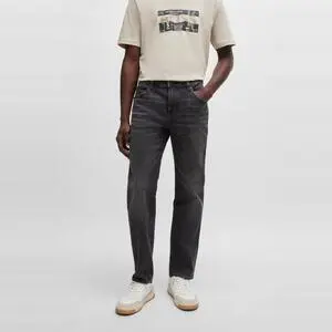 Hugo Boss Washed Straightleg Jeans