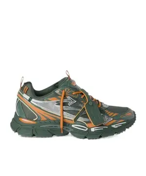 Off-White Panelled Lace-up Sneakers - Green