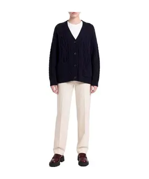 Max Mara Solid-colored Knit Jacket