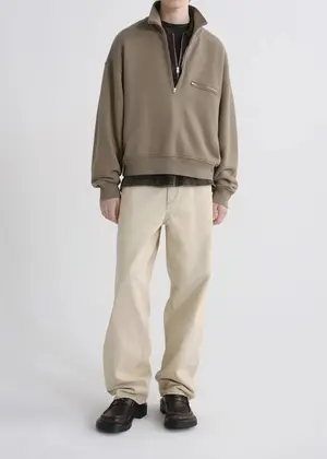 AGOLDE Halfzip Standcollar Sweatshirt