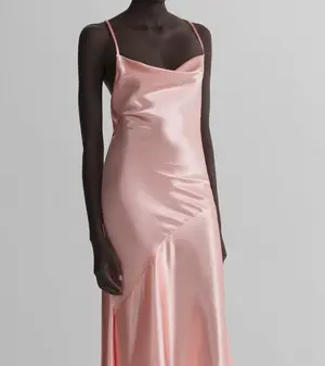 MUGLER Asymmetric Floatng Dress