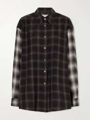 Our Legacy Favourite Checked Tencel™ Lyocell Shirt - Brown