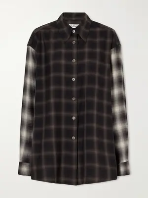 Our Legacy Favourite Checked Tencel™ Lyocell Shirt - Brown