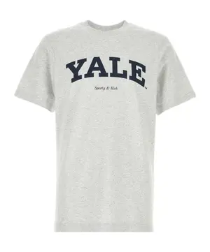 SPORTY  RICH Logo Crew Neck T-shirt