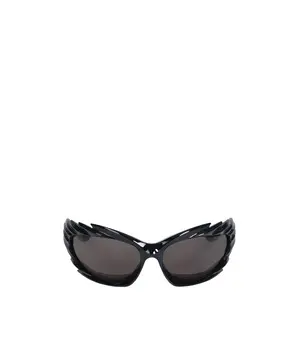 Balenciaga Plastic Frame Sunglasses - Black