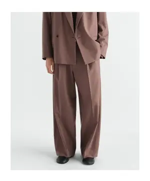 LEMAIRE Pleated Wide Leg Pants