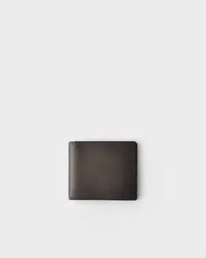 Prada Antiqued Leather Wallet