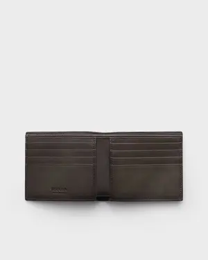 Prada Antiqued Leather Wallet