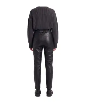 Max Mara Simple Solid-colored Leggings