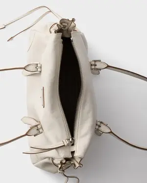 Prada Cabas Karin En Cuir Vieilli De Taille Moyenne