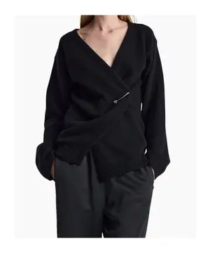 RÓHE Off-shoulder Wrap Cardigan