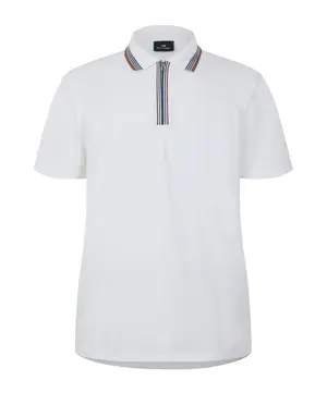 Paul Smith Shortsleeve Polo Shirt - White