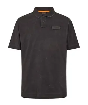 Hugo Boss Washed Vintagelook Collared Shortsleeve Polo