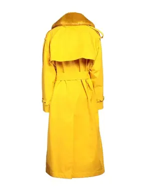 Burberry Solid-color Long-sleeved Trench Coat