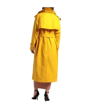Burberry Solid-color Long-sleeved Trench Coat