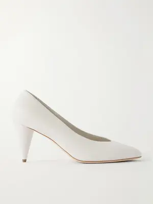 Victoria Beckham Maverick 80 Leather Pumps - White