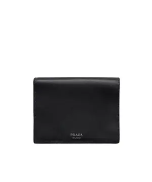 Prada Antiqued Leather Wallet
