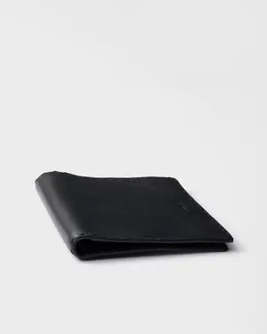 Prada Antiqued Leather Wallet