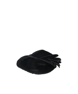 MAISON MARGIELA Solid-color Velvet Beret - Black