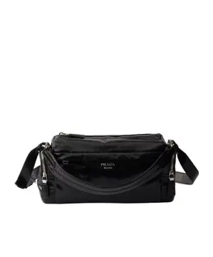 Prada Leather Shoulder Bag - Black