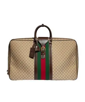 Gucci Large Soft Suitcase With Web