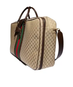 Gucci Large Soft Suitcase With Web
