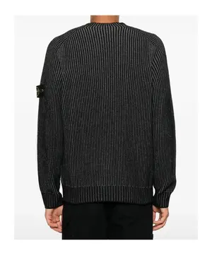 Stone Island Ribbed Knitted Sweater