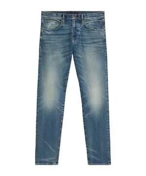 Hugo Boss Leg Jeans In Faded Washedblue Denim