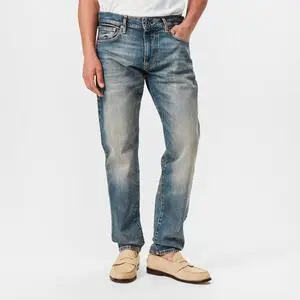 Hugo Boss Leg Jeans In Faded Washedblue Denim