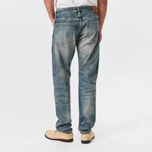 Hugo Boss Leg Jeans In Faded Washedblue Denim