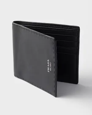 Prada Antiqued Leather Wallet